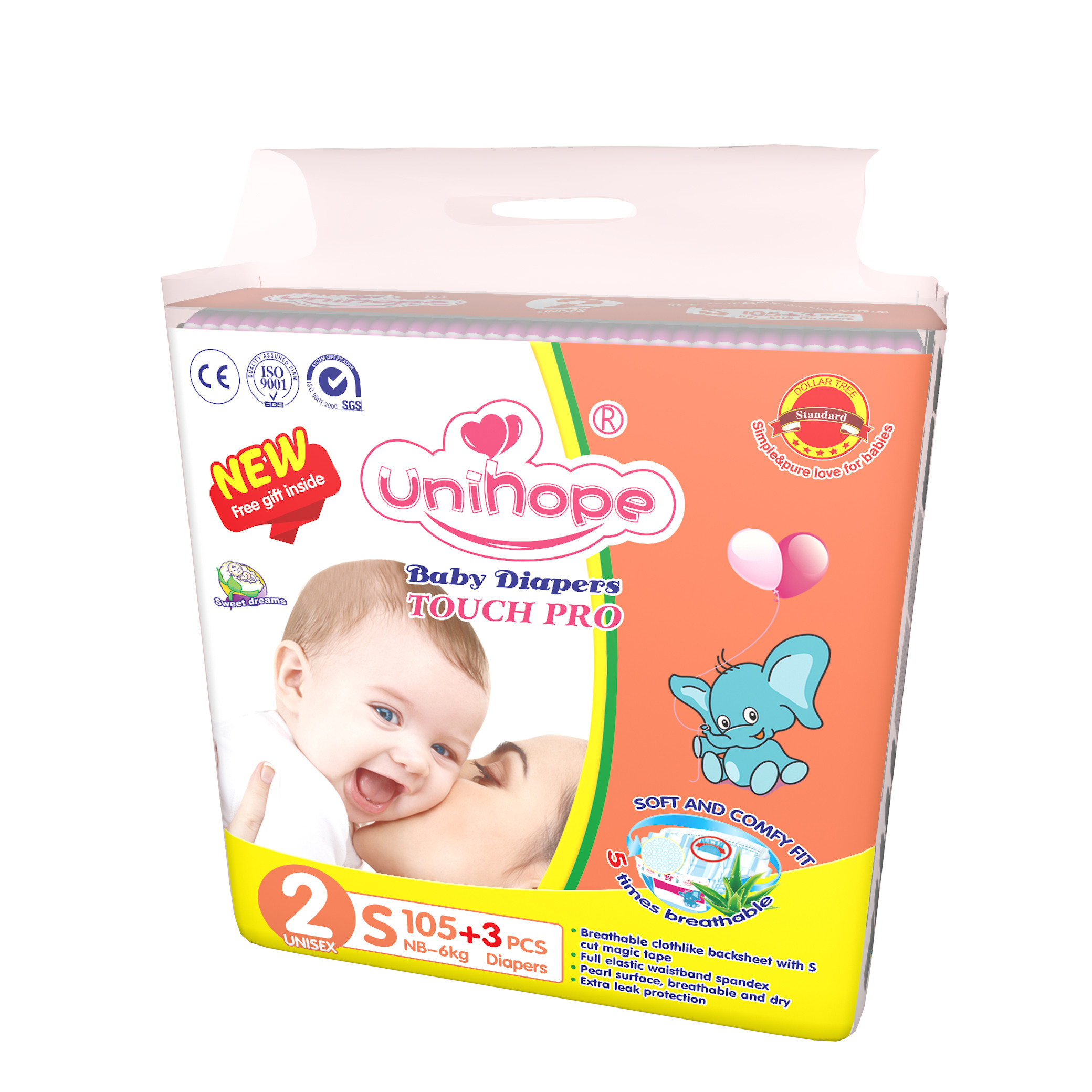 Unihope S Pakistan Pampersing Baby-dry Diapers Highly Skin-friendly for ...